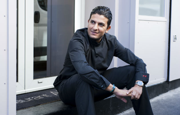 Olympic portrait of chef Akrame Benallal