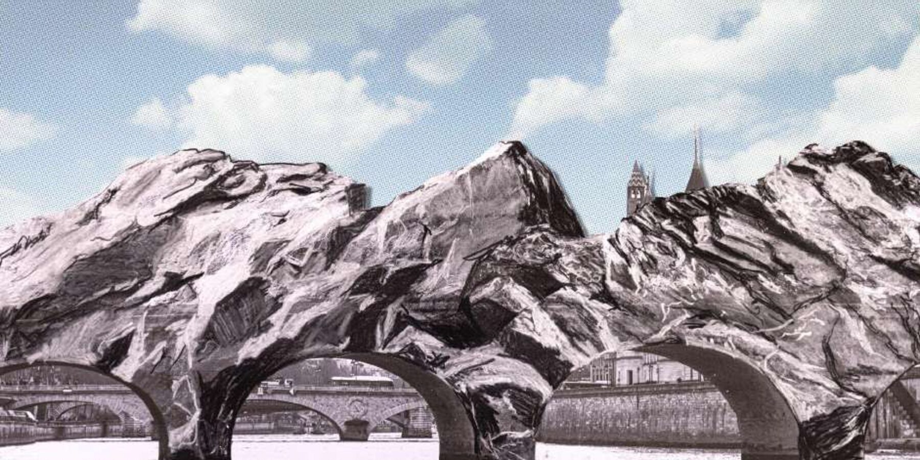 La Caverne du Pont Neuf, imaginée par JR en hommage à Christo et Jeanne ...